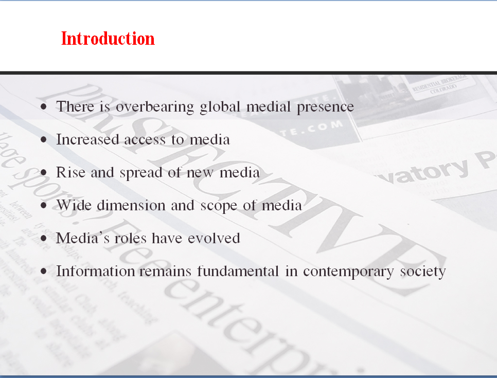 (Answered) POLI330N Week 2 Assignment: The Role of Media in Influencing ...