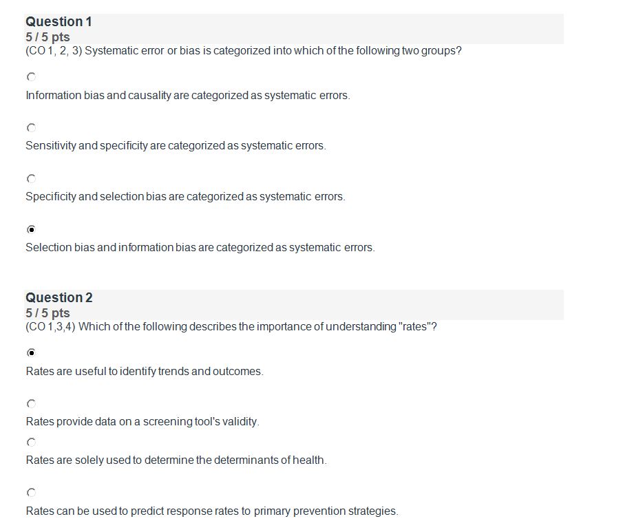 (Answered) NR503 Week 4: Midterm Quiz - Chartered Tutorials